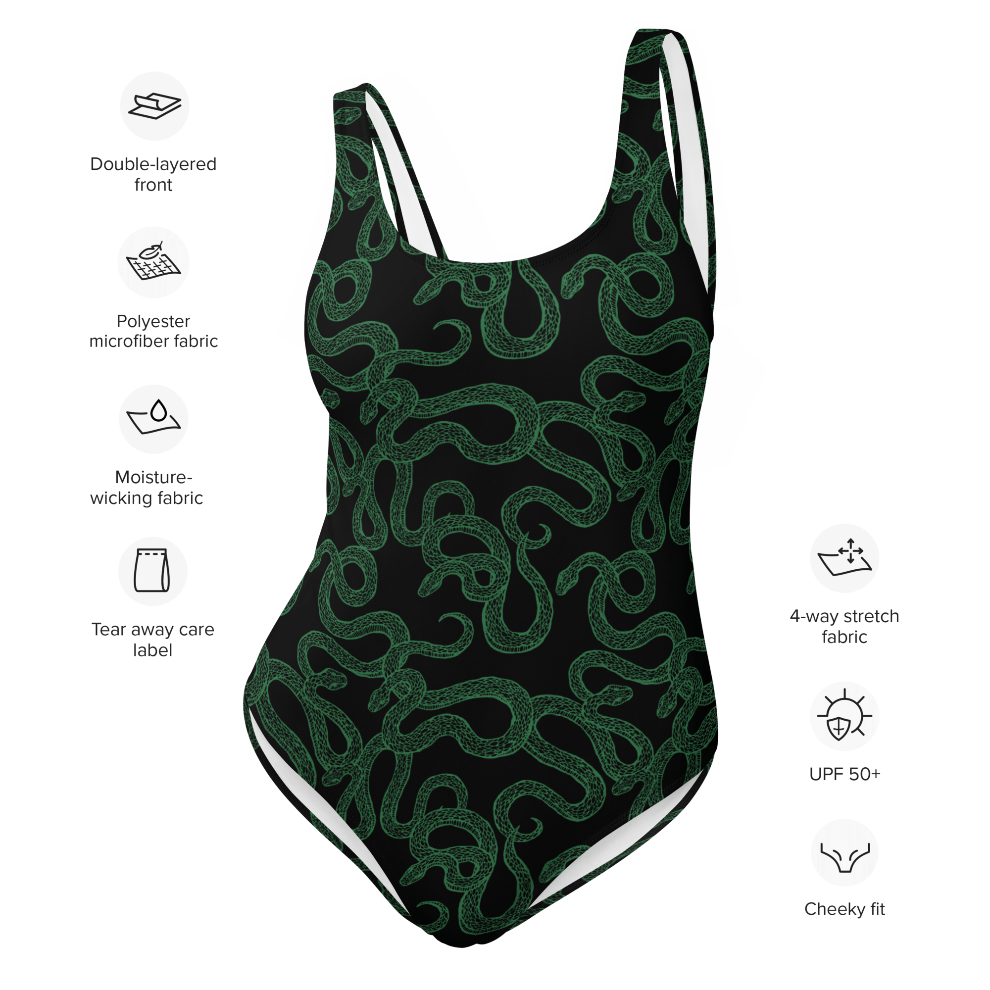 Gothic & Alternative One-Piece Swimsuits – Dark & Spooky Styles