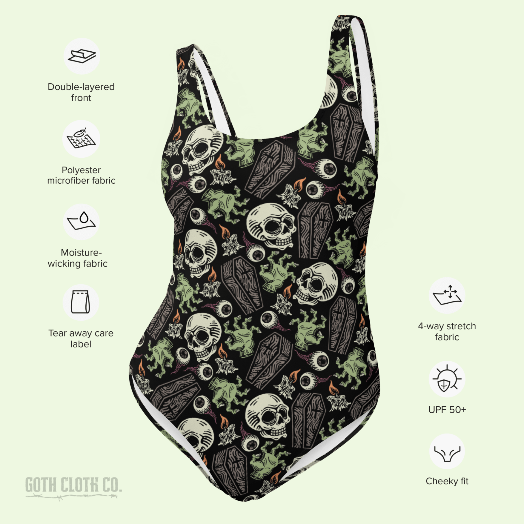 Gothic Halloween Swimwear | Goth Cloth Co.