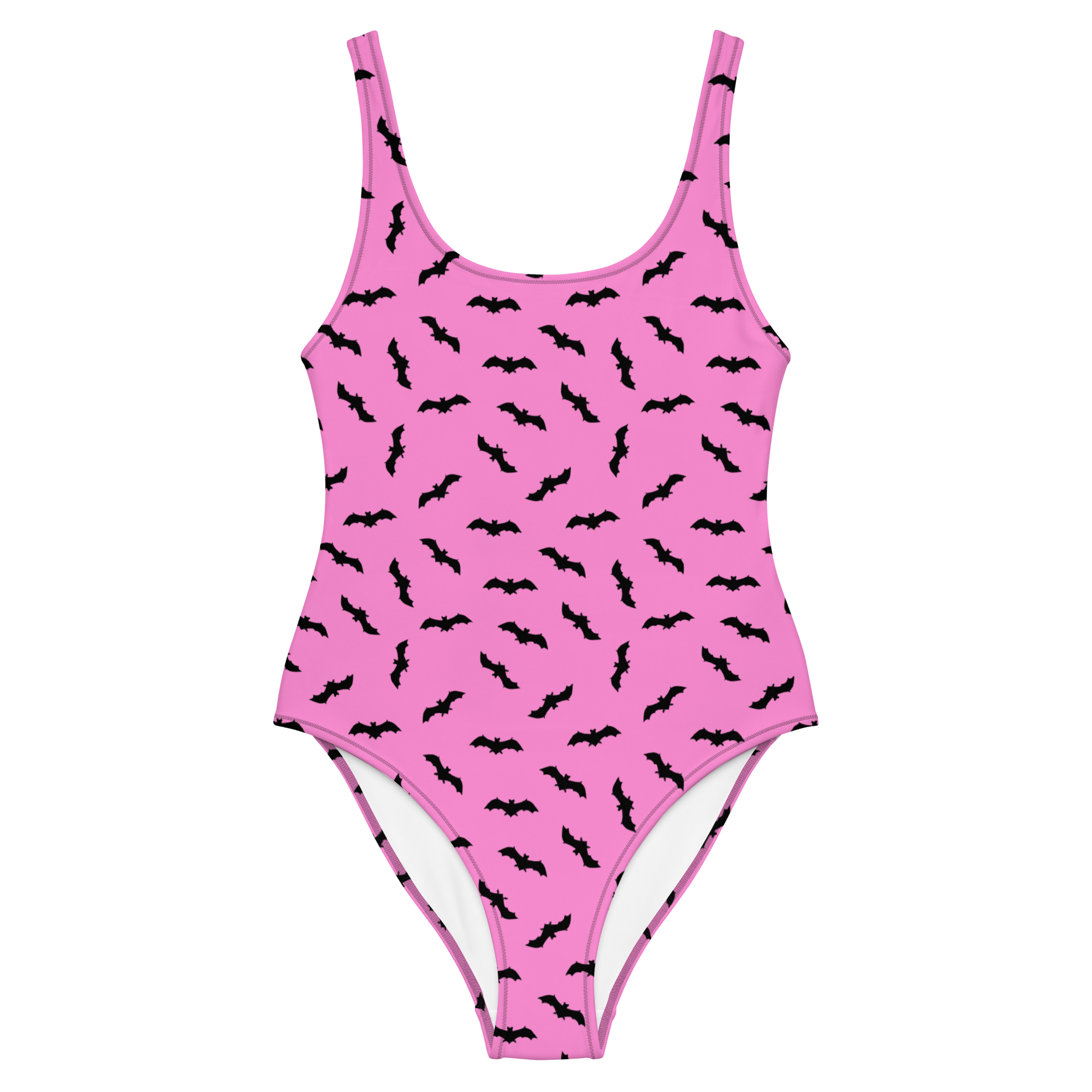 Bat Pattern One-Piece Gothic Swimsuit | Goth Cloth Co.