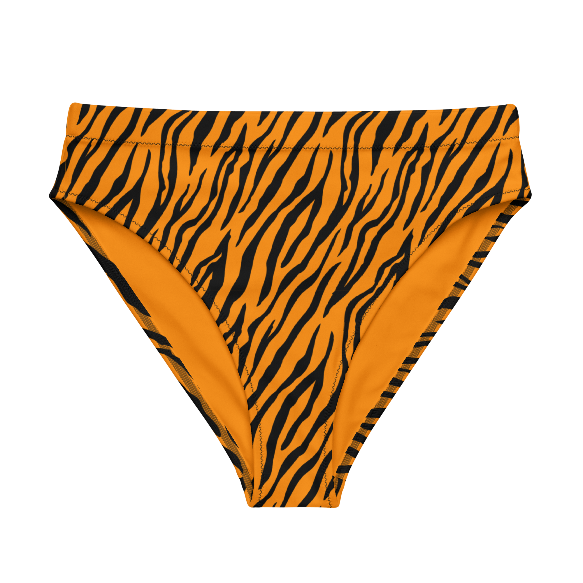 Bengal Heat High-Waisted Sport Bikini Bottom | Goth Cloth Co.