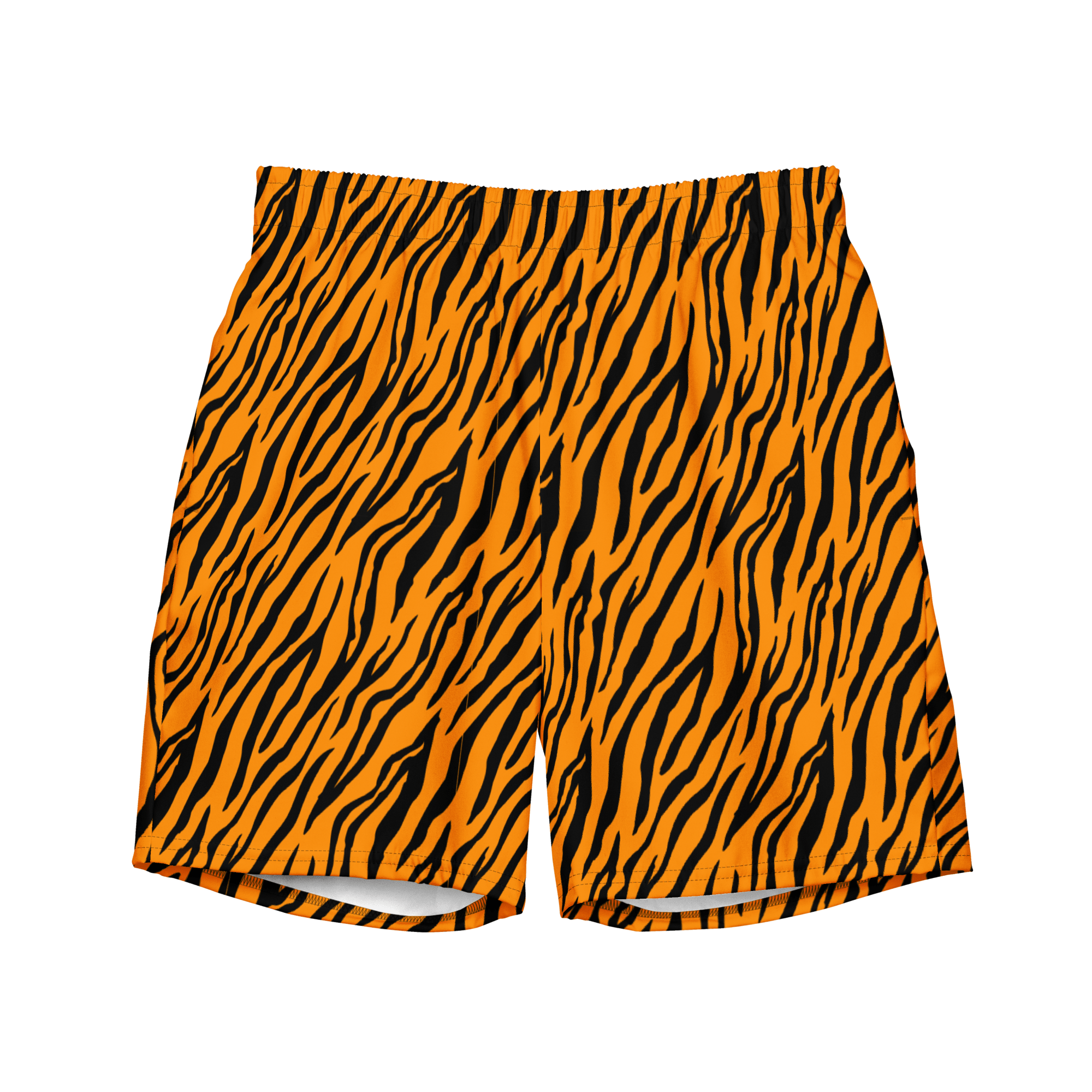 Bengal Heat Men’s Lined Swim Trunks | Goth Cloth Co.