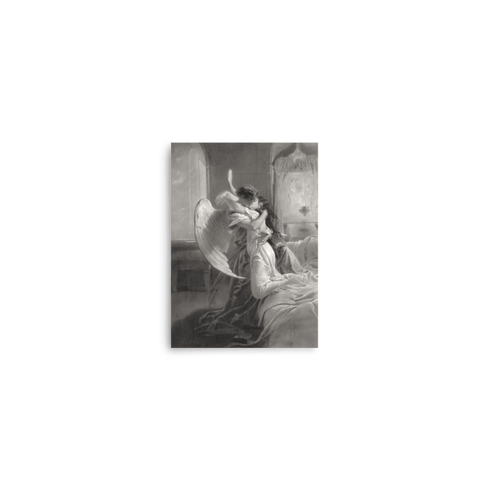 Mihaly Von Zichy Romantic Encounter Matte Poster Print