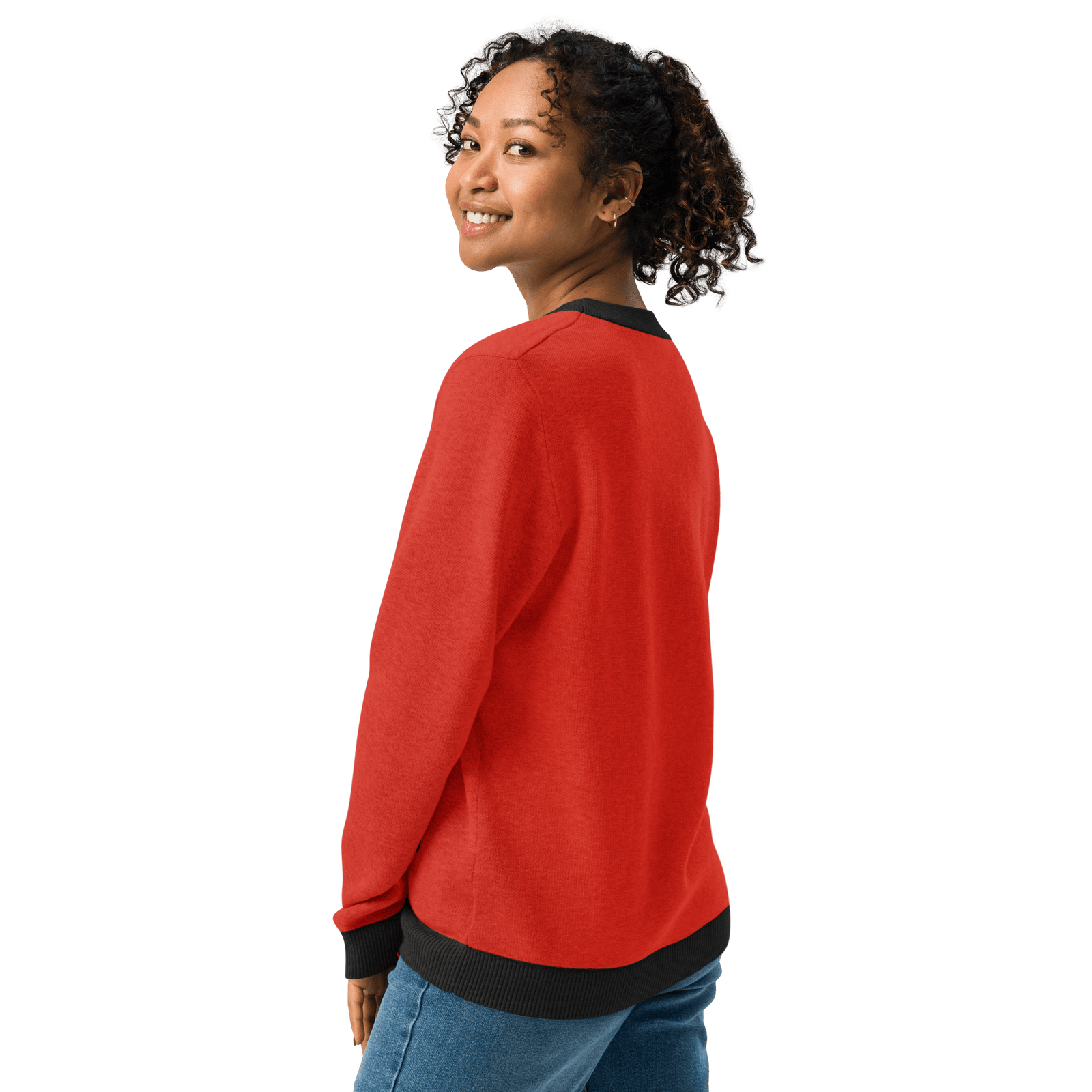 Nosferatu Knit Sweater | Red Gothic Horror Pullover