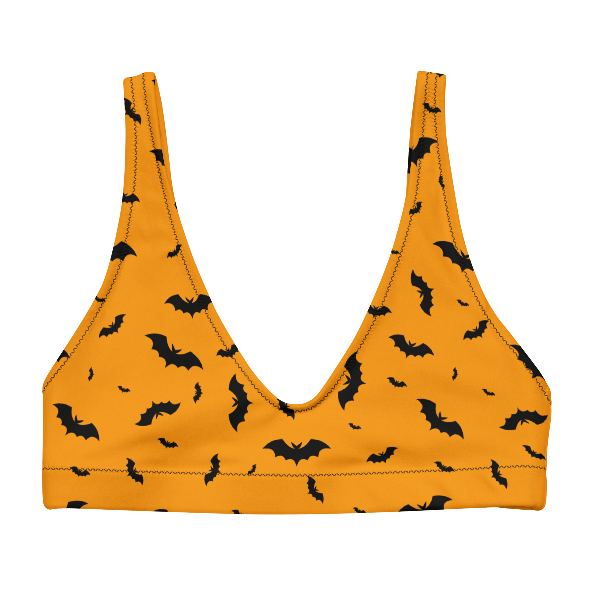 Halloween Bat Sport Bikini Top - Spooky Swimwear | Goth Cloth Co.