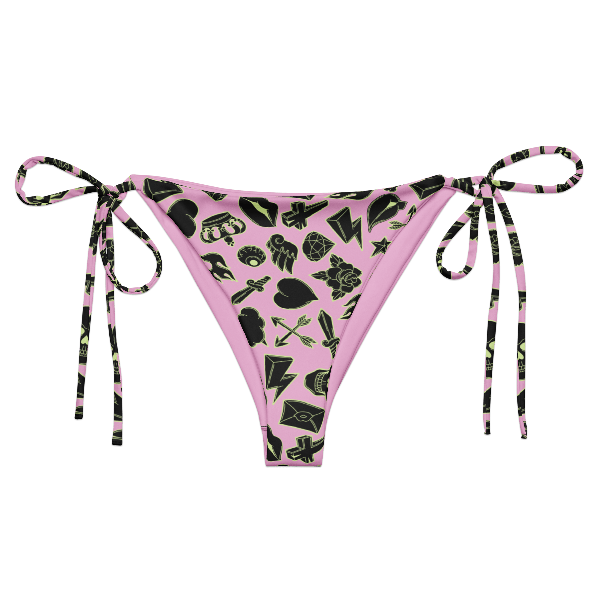 Punk Princess String Bikini Bottom | Goth Cloth Co.