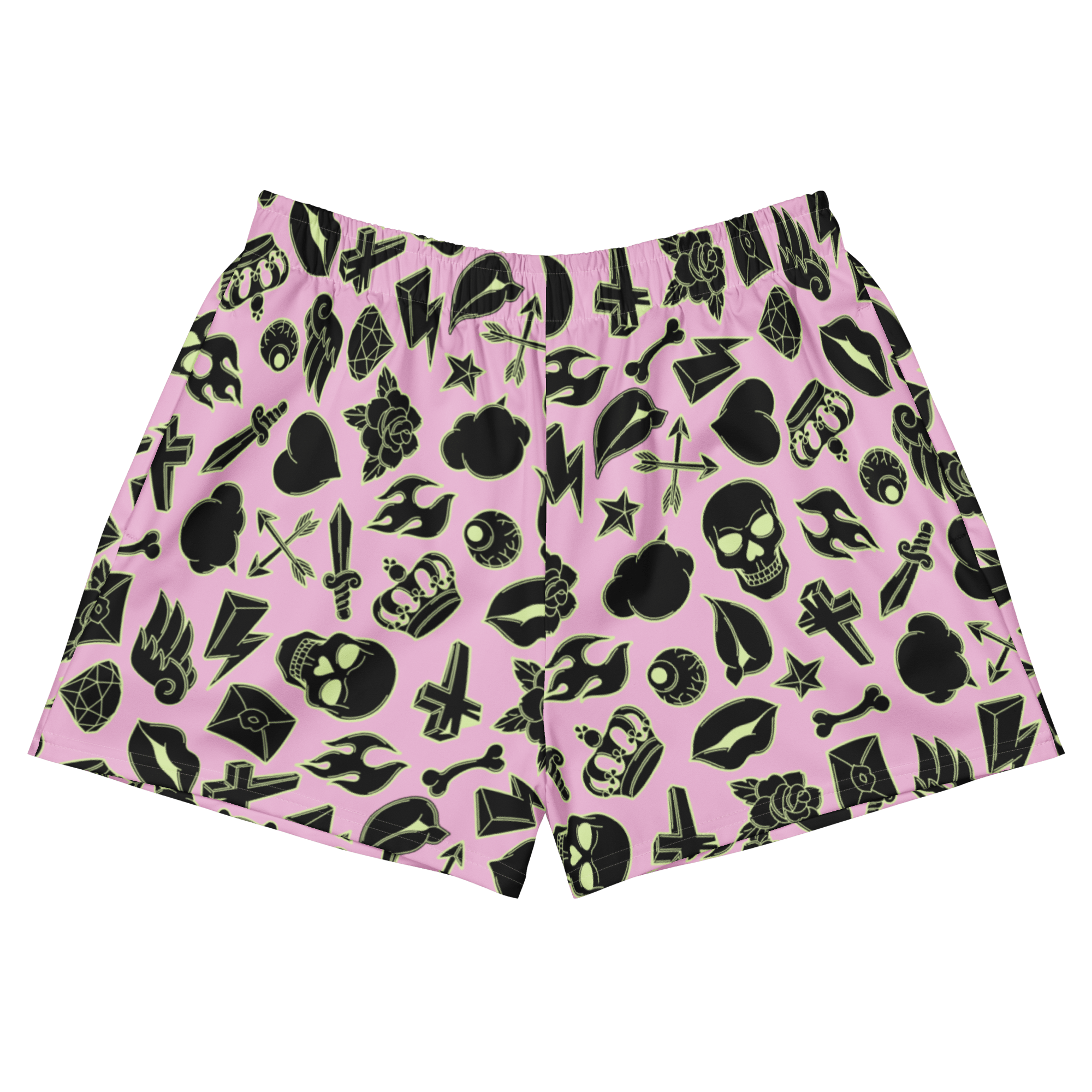 Punk Princess Unisex Unlined Swim Trunks | Goth Cloth Co.