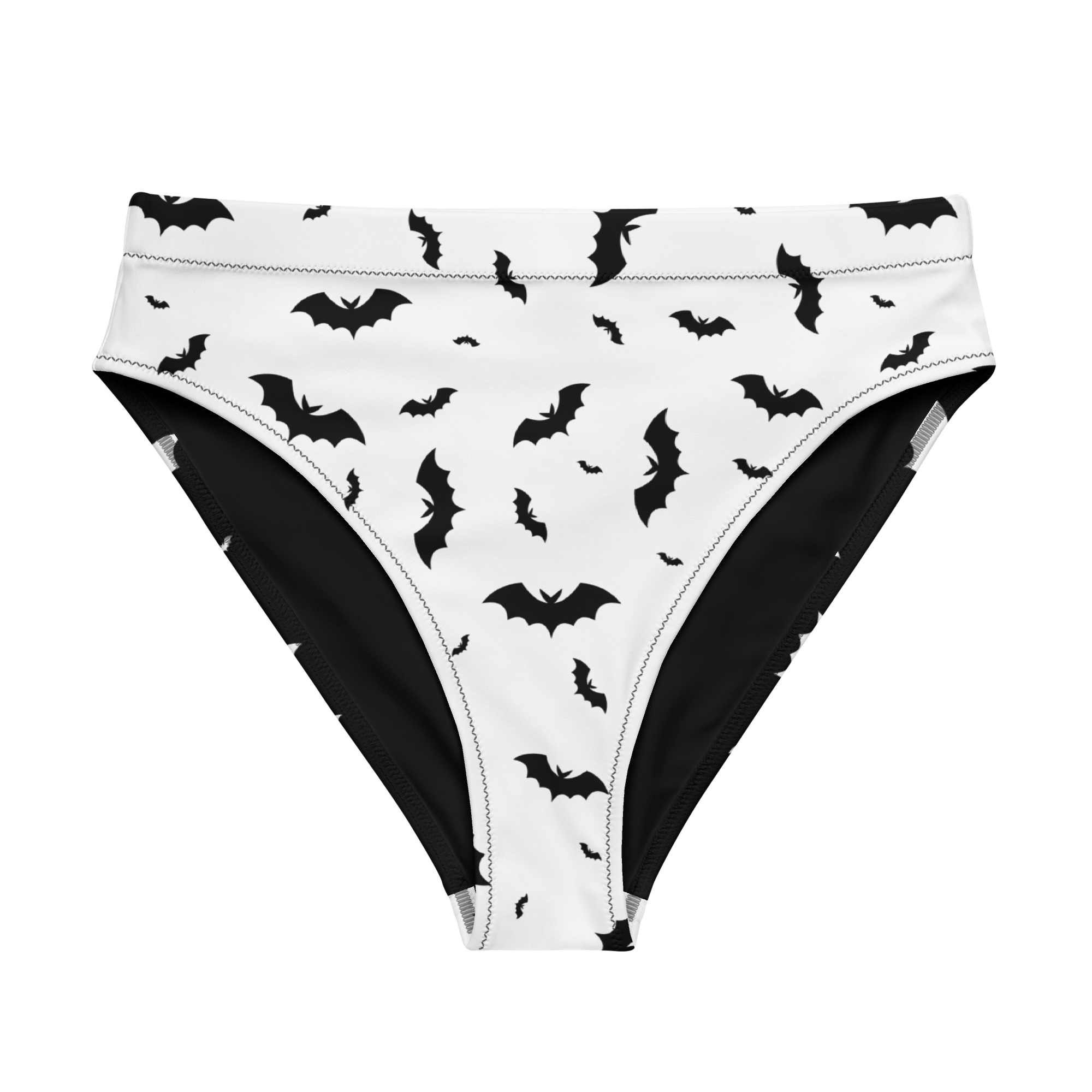 Seeing Double High-Waisted Sport Bikini Bottom | Goth Cloth Co.